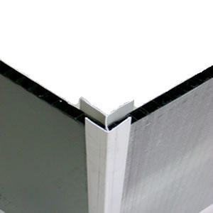 PVC Cladding: Silver External Corner for PVC Panels, PVC Finishing ...
